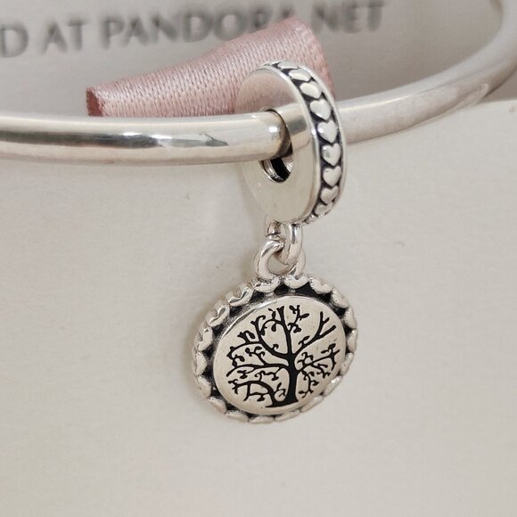 Pandora | Jewelry | Pandora Grandma Family Tree Dangle Charm With Box ...